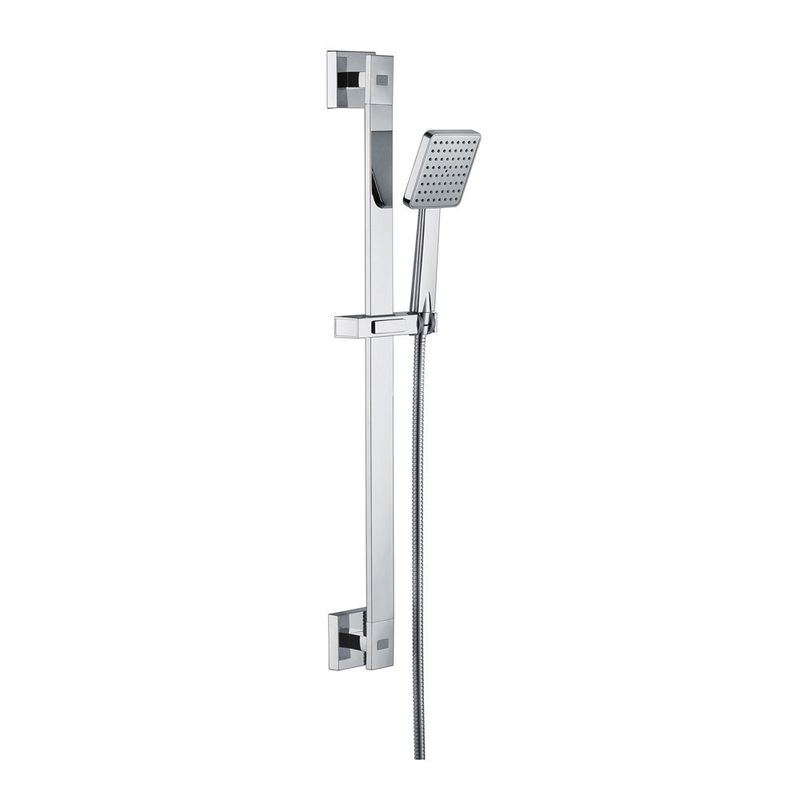 Niagara Observa Deluxe Square Shower Rail Set with Adjustable Handset ...