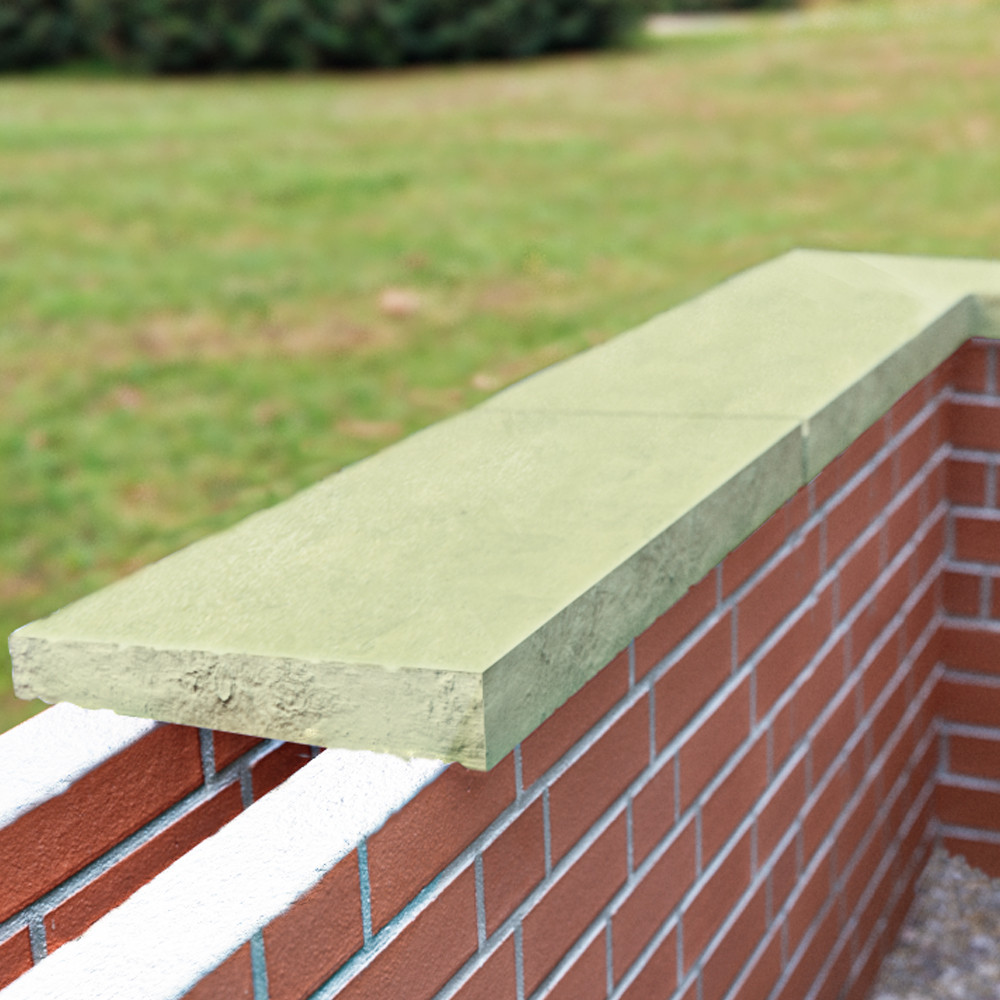 Eurodec 50-75mm Once Weathered Concrete Coping Stone | Landscaping ...