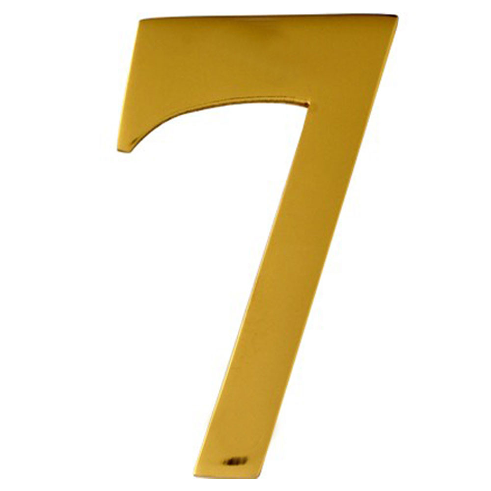 UAP Nanocoast 3 inch PVD Gold Self Adhesive Times Roman Font Door ...