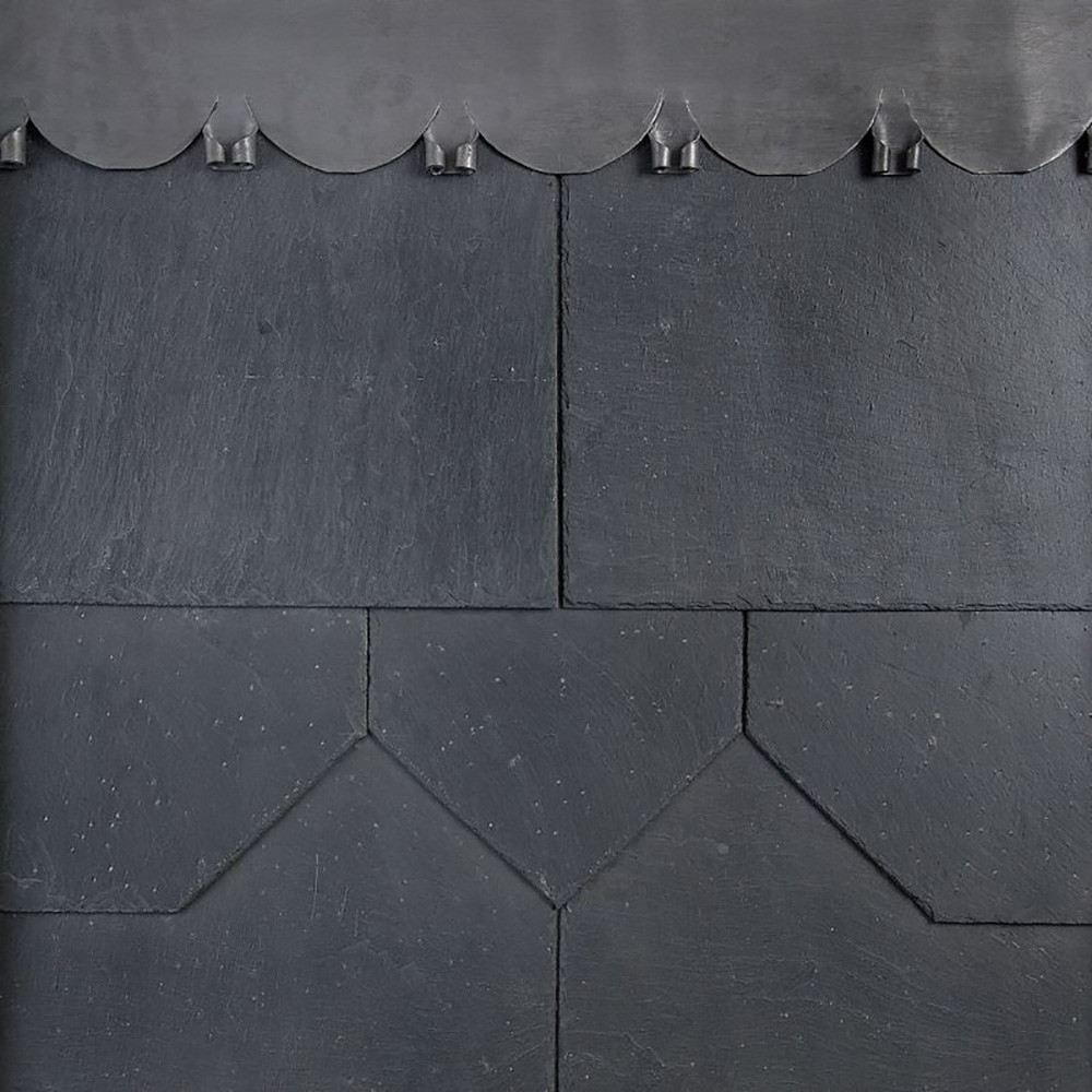 Passaro SS55 Mix/First Quality Spanish Natural Slate Roof Tile in Grey ...