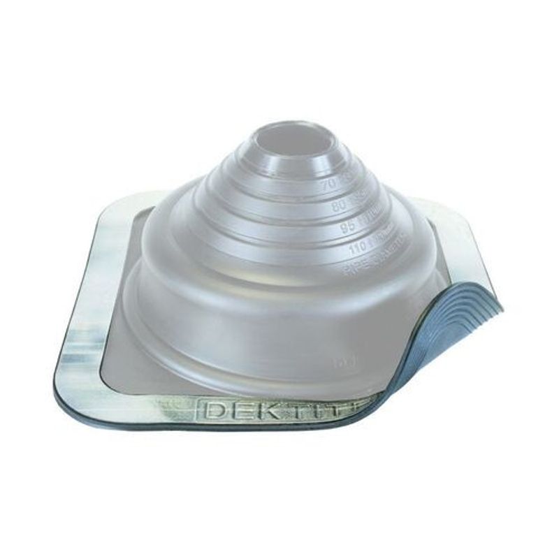 Dektite Premium Grey EPDM Pipe Flashing for Metal Roofs 150mm-300mm ...