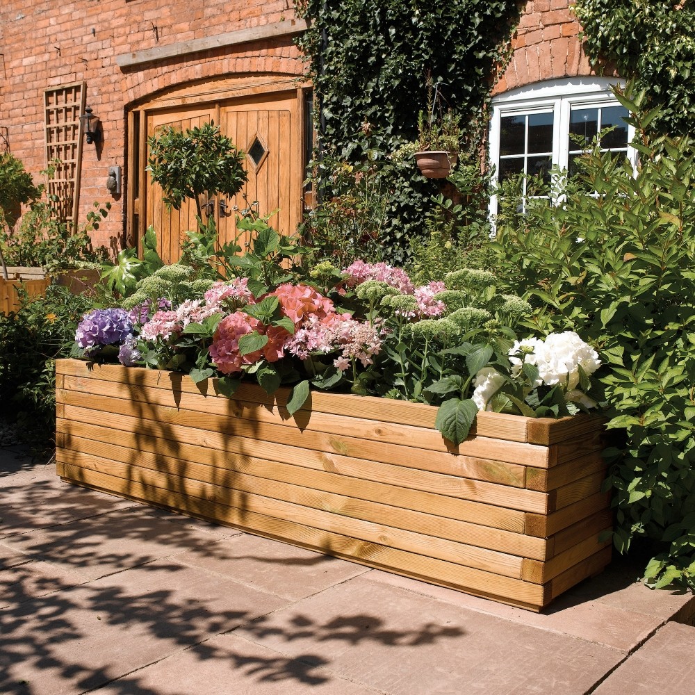 Rowlinson Patio Planter - 1800mm x 400mm | Landscaping Superstore®