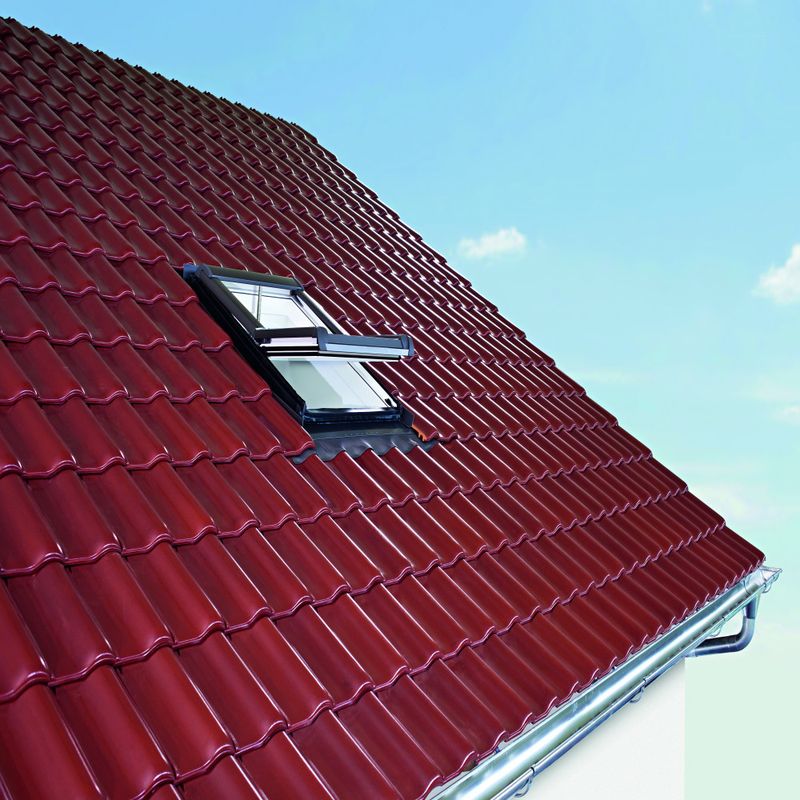 Easy-trim Roto ETR4 Double Glazed Centre Pivot PVC Roof Window ...