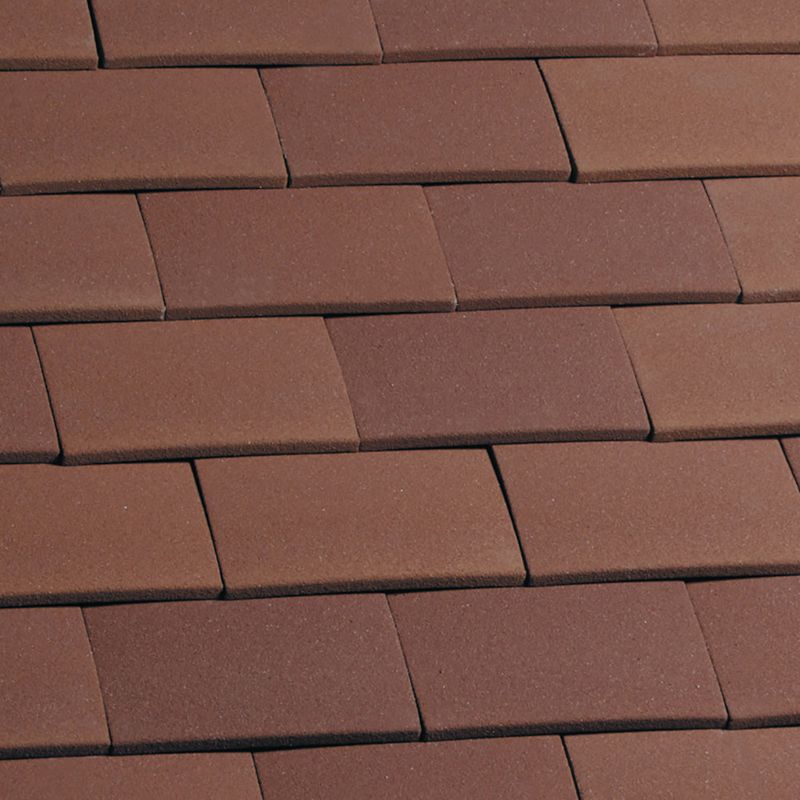 Marley Acme Single Camber Clay Eaves/Top Roof Tile - Red Sandfaced ...