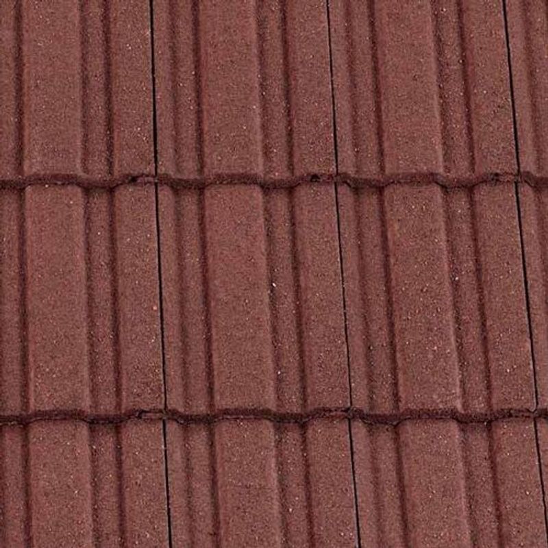 Redland 49 Concrete Profiled Roof Tile in Antique Red - Pallet of 336 ...