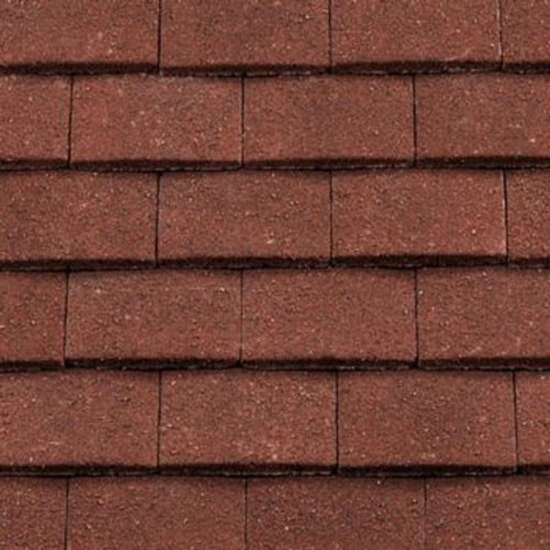 Redland Concrete Plaintile Universal Valley Tile - Antique Red ...