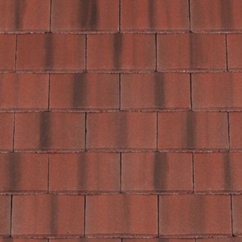 Redland Concrete Plaintile Roof Tile Smooth - Rustic Red | Roofing ...