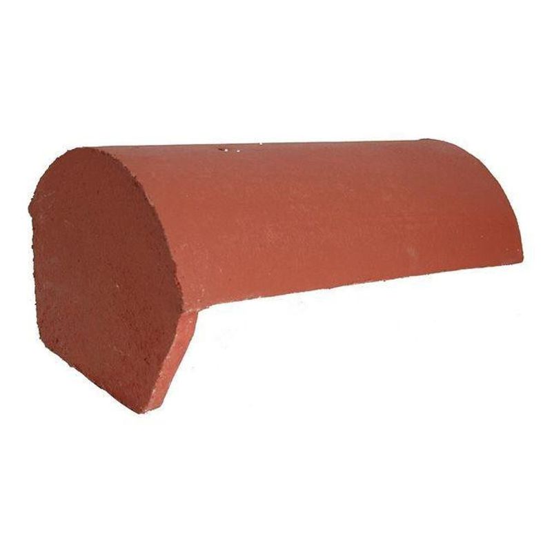 Redland Heathland Concrete Third Round Hip Block-End Roof Tile ...