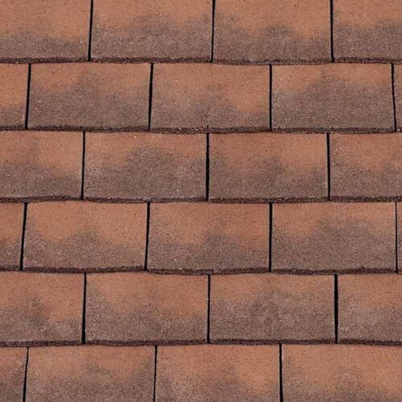 Redland Heathland Plain Concrete Roof Tile Sanded Manor House Mix ...