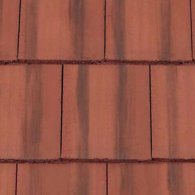 Redland Mini Stonewold Flat Concrete Roof Slate Smooth - Farmhouse Red ...