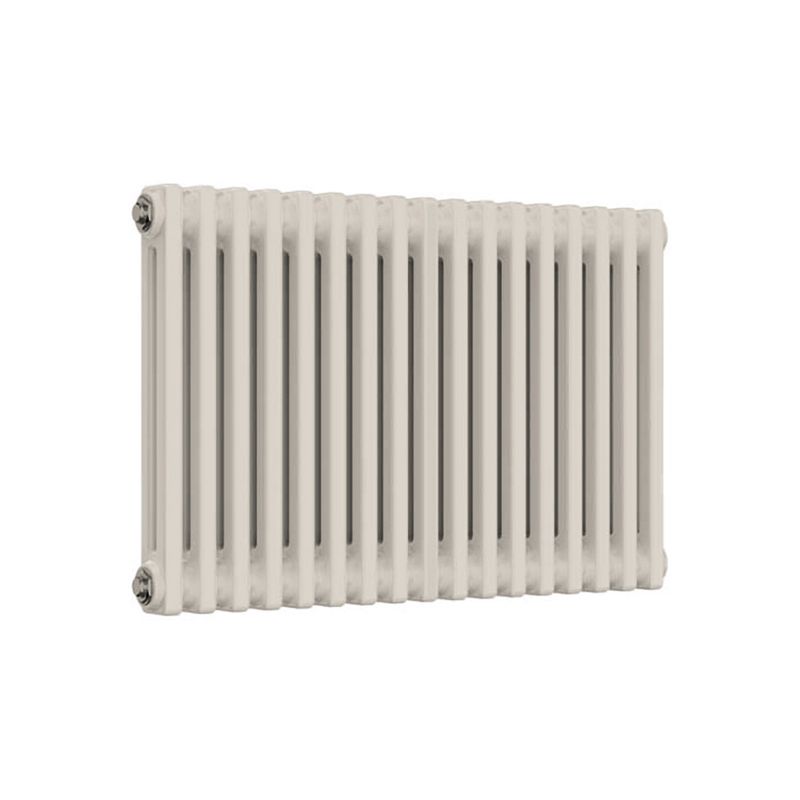 Reina Colona 2 Column RAL 9001 Cream Horizontal Radiator - 500mm x ...
