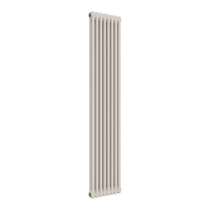 Reina Colona 2 Column RAL 9001 Cream Vertical Radiator - 1800mm x 380mm ...