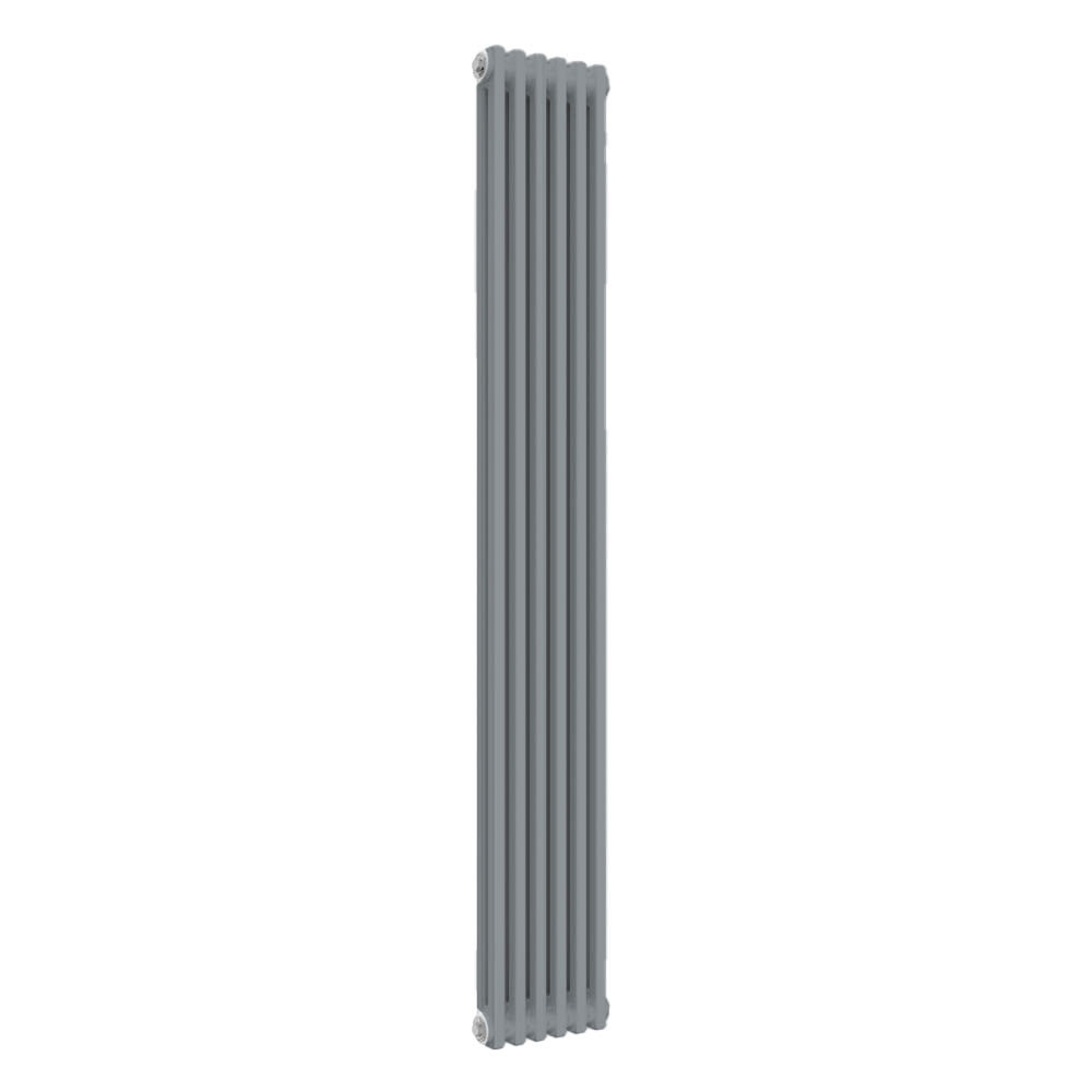 Reina Colona 2 Column RAL 7040 Window Grey Designer Vertical Radiator ...