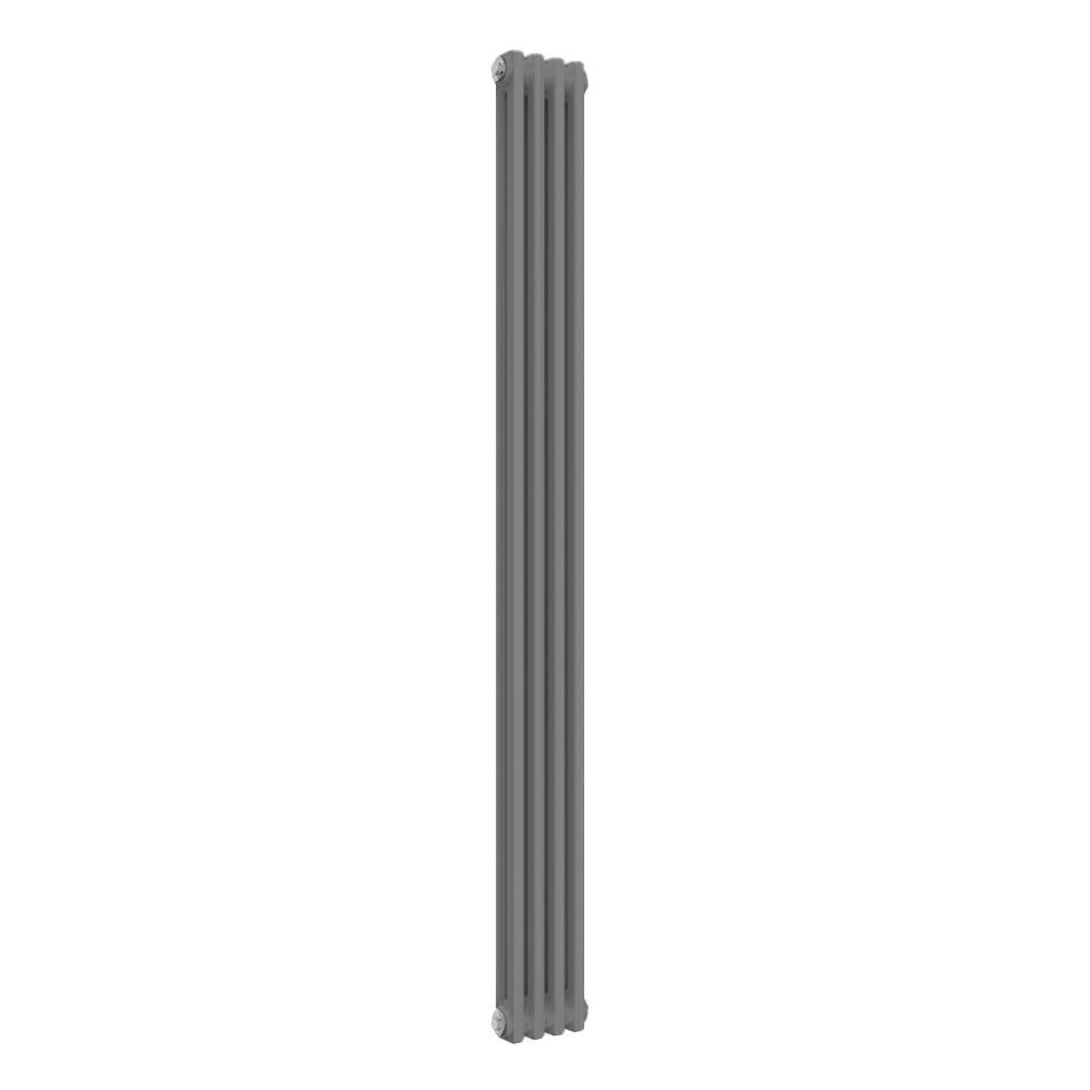 Reina Colona 2 Column RAL 7042 Traffic Grey A Vertical Radiator ...