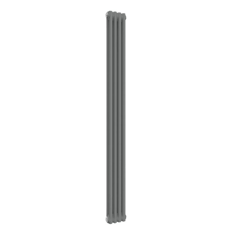 Reina Colona 2 Column RAL 7042 Traffic Grey A Vertical Radiator ...