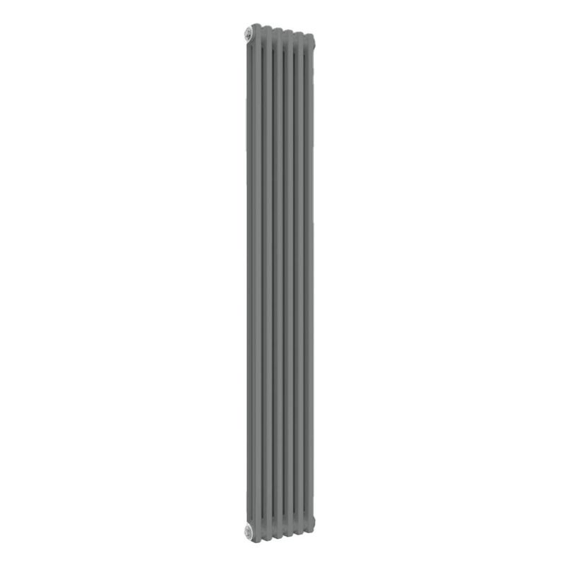 Reina Colona 2 Column RAL 7042 Traffic Grey A Vertical Radiator ...