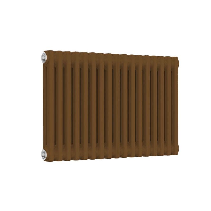 Reina Colona 2 Column RAL 8003 Clay Brown Horizontal Radiator - 500mm x ...