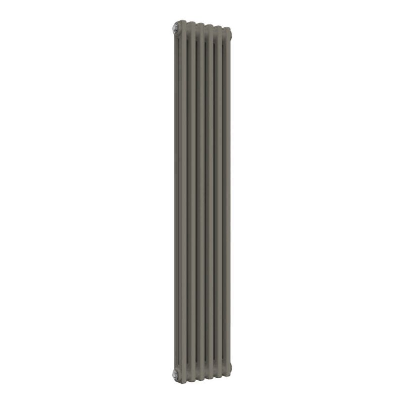 Reina Colona 2 Column RAL 7030 Stone Grey Designer Vertical Radiator ...