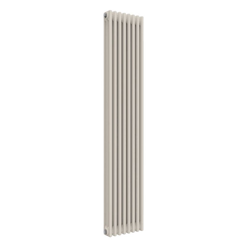 Reina Colona 3 Column RAL 9001 Cream Vertical Radiator - 1800mm x 380mm ...