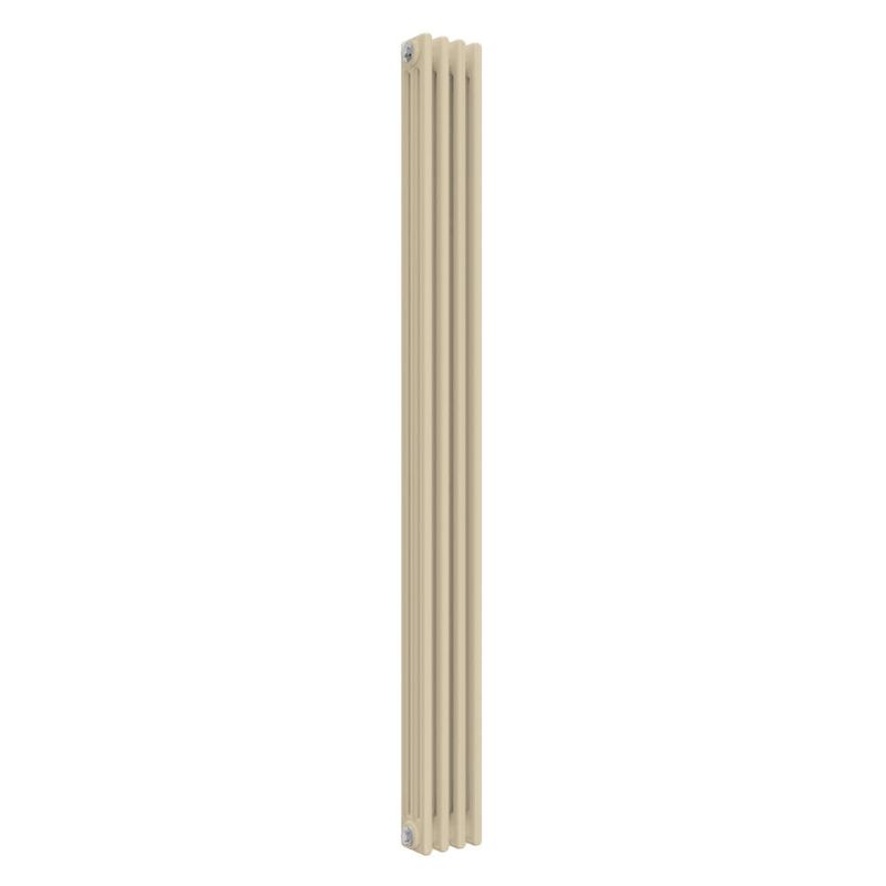 Reina Colona 3 Column RAL 1015 Light Ivory Vertical Radiator - 1800mm x ...