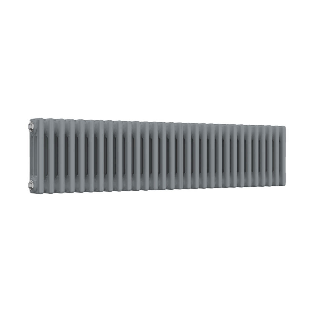 Reina Colona 3 Column RAL 7040 Window Grey Horizontal Radiator - 300mm ...