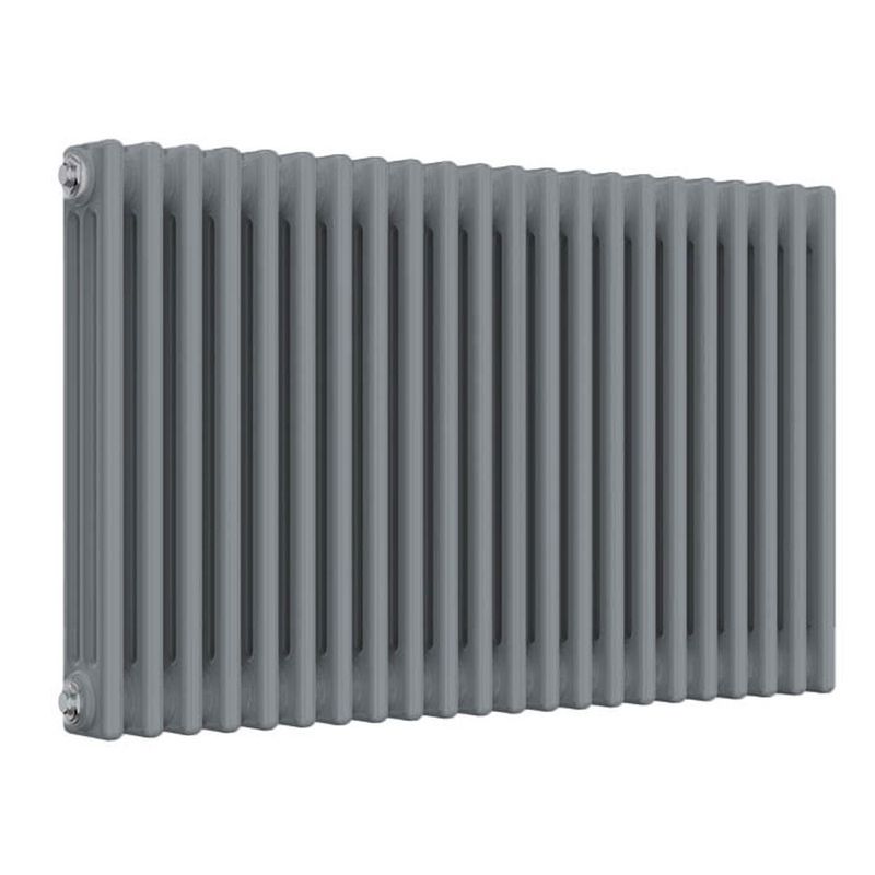 Reina Colona 3 Column RAL 7040 Window Grey Horizontal Radiator - 600mm ...
