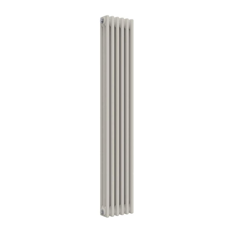 Reina Colona 3 Column RAL 9002 Grey White Designer Radiator - 1500mm x ...