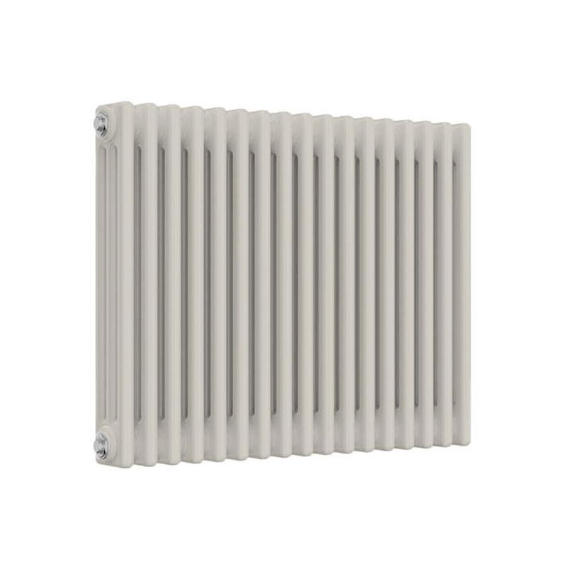 Reina Colona 3 Column RAL 9002 Grey White Horizontal Radiator - 600mm x ...