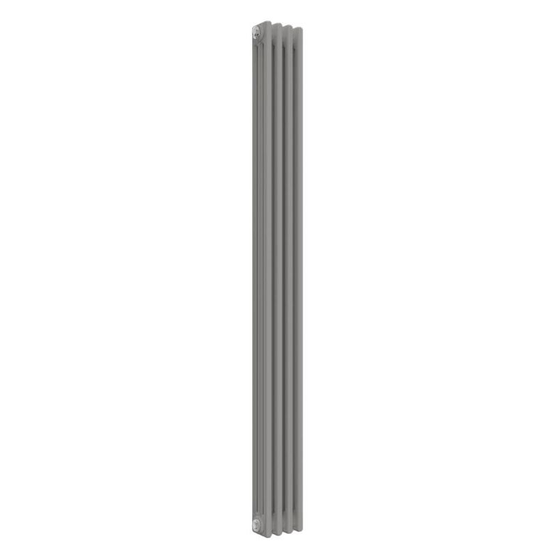 Reina Colona 3 Column RAL 9006 White Aluminium Vertical Radiator ...