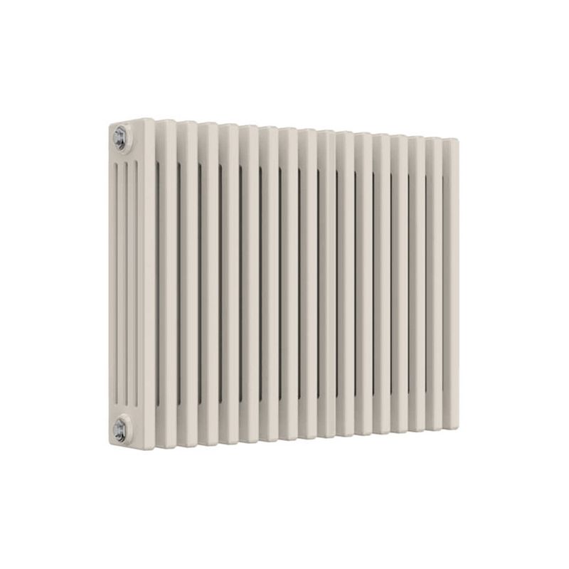 Reina Colona 4 Column RAL 9001 Cream Horizontal Radiator - 600mm x ...