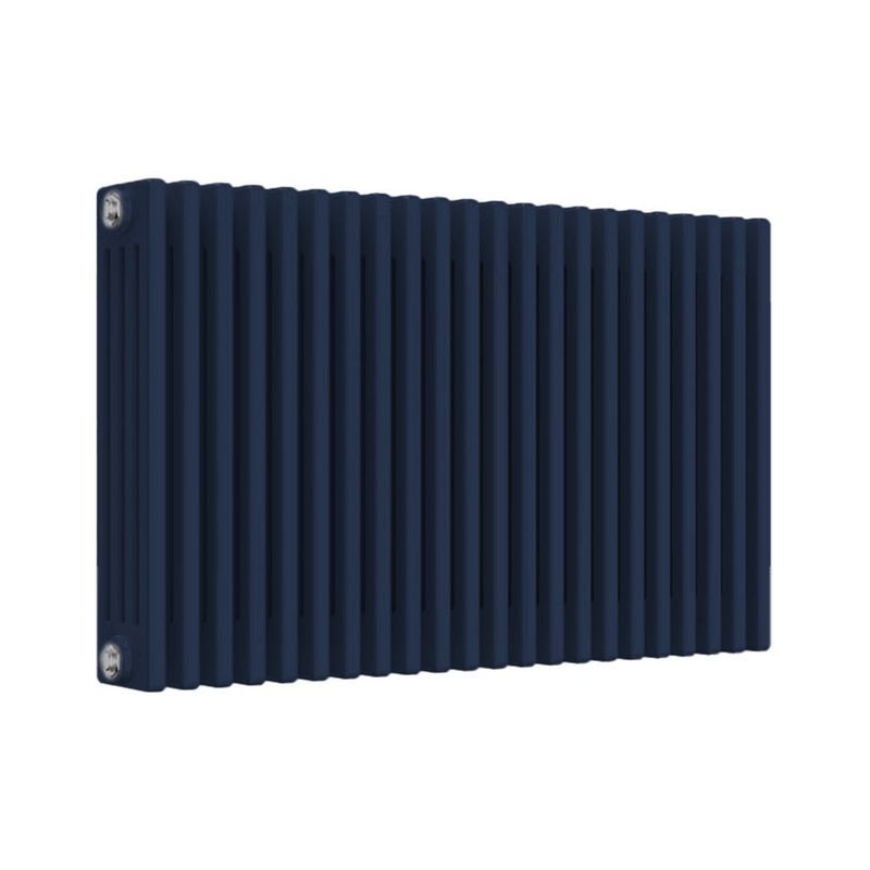 Reina Colona 4 Column RAL 5003 Dark Sapphire Blue Horizontal Radiator ...