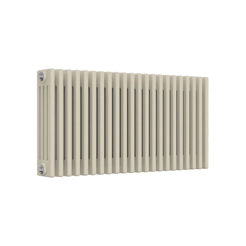Reina Colona 4 Column RAL 1013 Oyster White Horizontal Radiator - 500mm ...