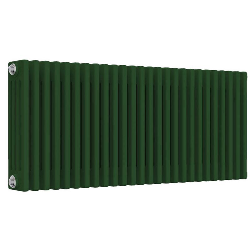 Reina Colona 4 Column RAL 6029 Mint Green Horizontal Radiator - 500mm x ...