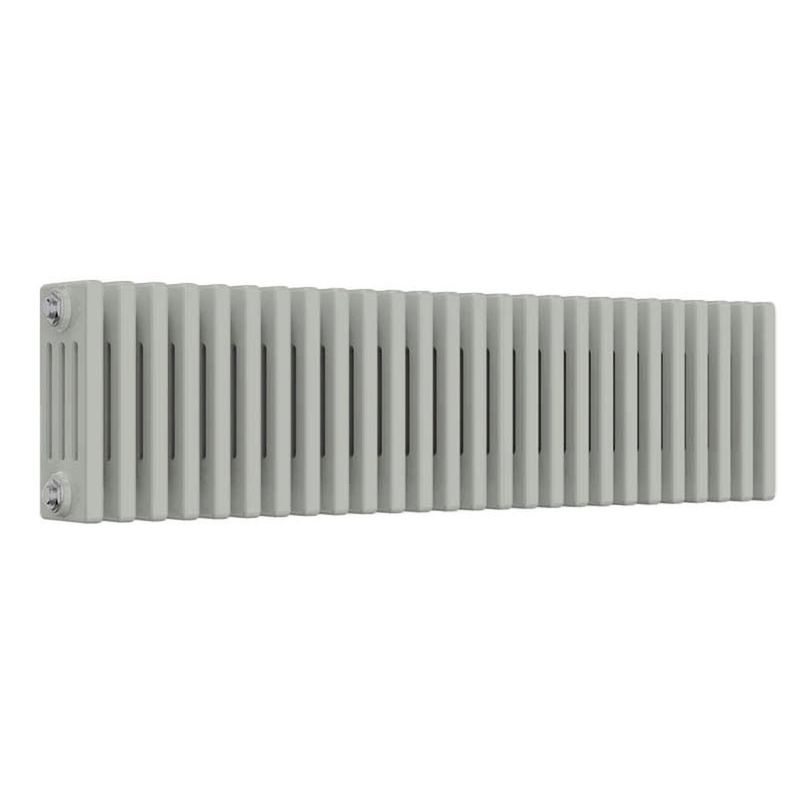 Reina Colona 4 Column RAL 7032 Grey Horizontal Radiator - 300mm x ...