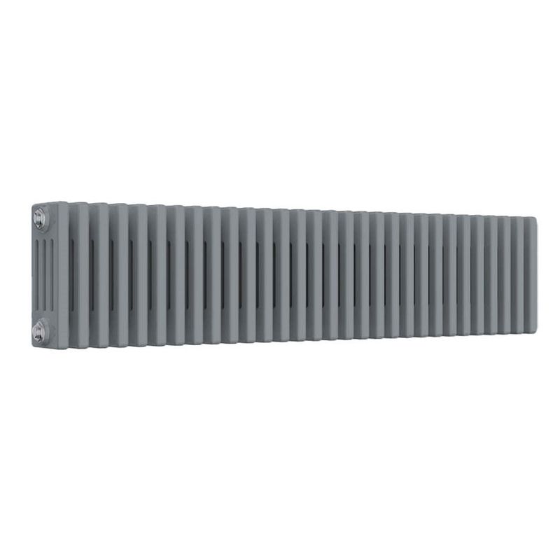 Reina Colona 4 Column RAL 7040 Window Grey Horizontal Radiator - 300mm ...