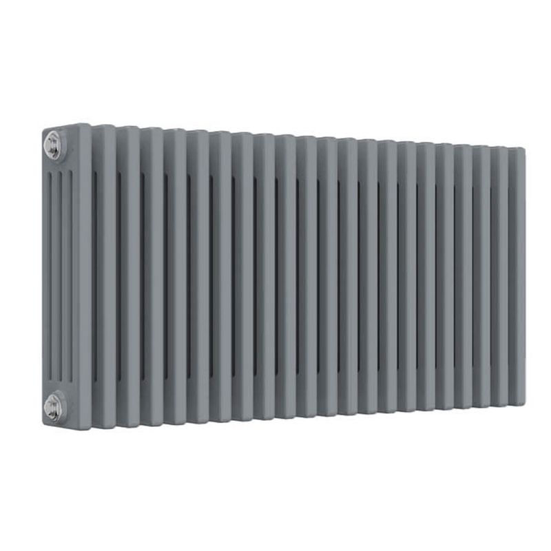 Reina Colona 4 Column RAL 7040 Window Grey Horizontal Radiator - 500mm ...