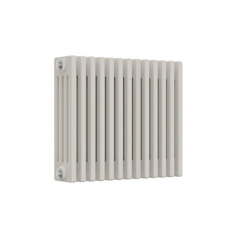 Reina Colona 4 Column RAL 9002 Grey White Horizontal Radiator - 500mm x ...