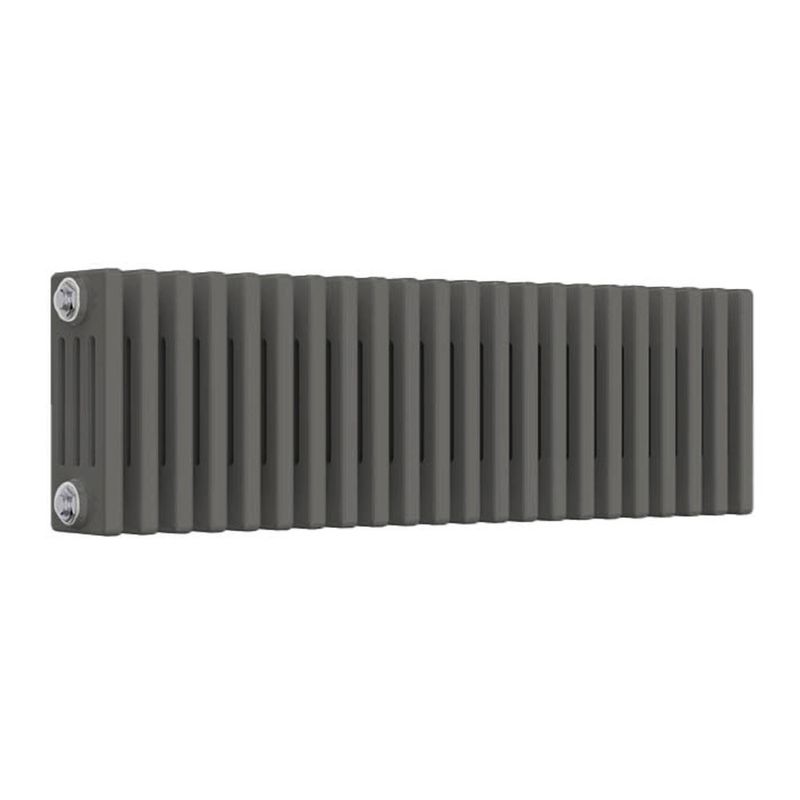 Reina Colona 4 Column RAL 9007 Grey Aluminium Horizontal Radiator ...