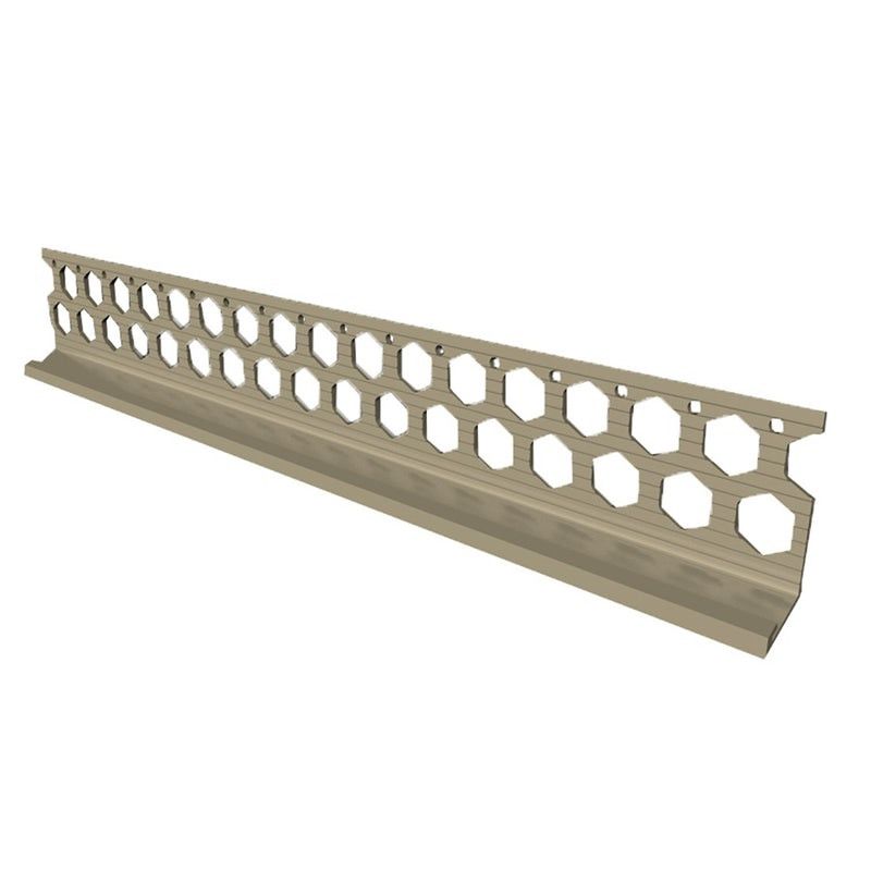 Renderplas 15mm PVC Drip Bead 2500mm - Box of 25 | Roofing Superstore®