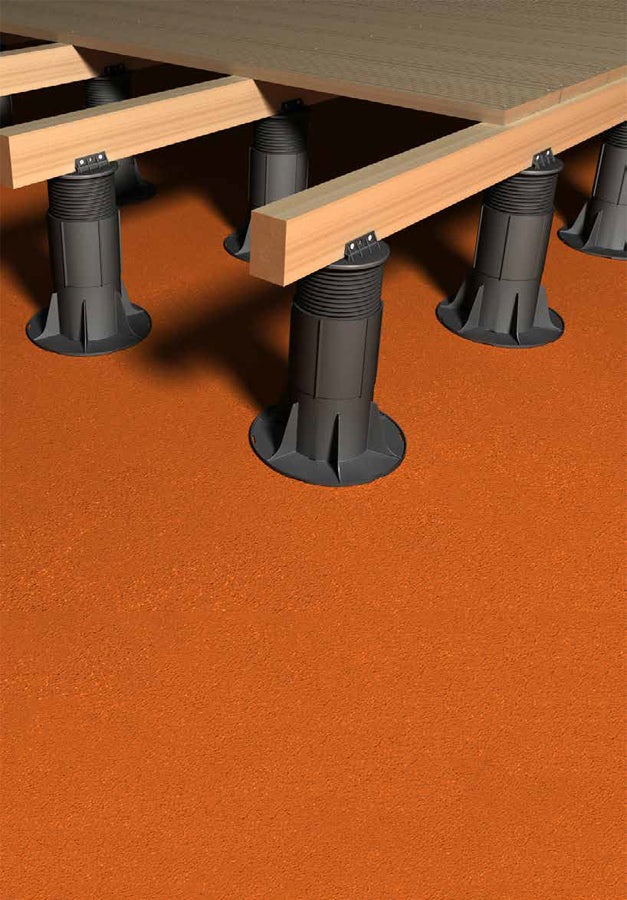 RynoDeck RDF-4 Fixed-Head Adjustable Decking Pedestal 95-165mm ...