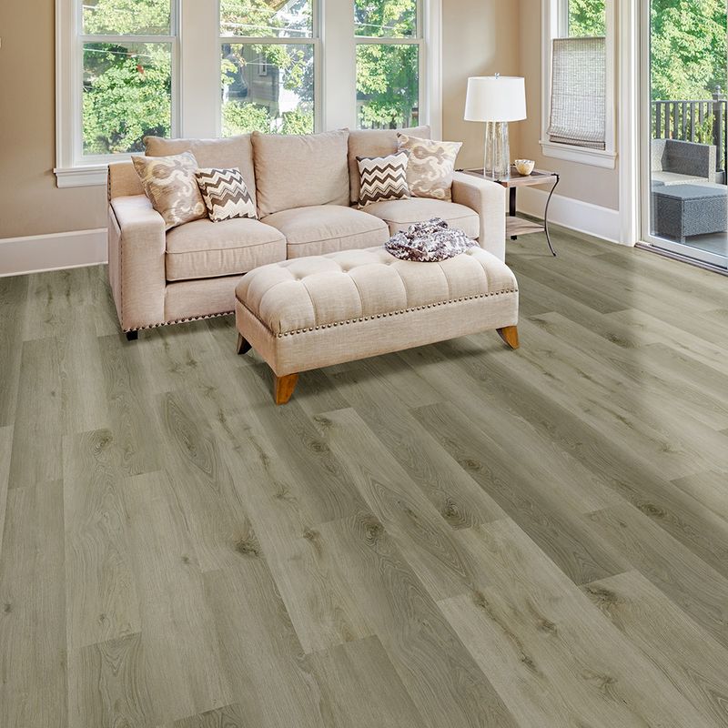 Light Grey Sherwood Wood Effect Rigid Core Luxury Vinyl Tile Plank ...