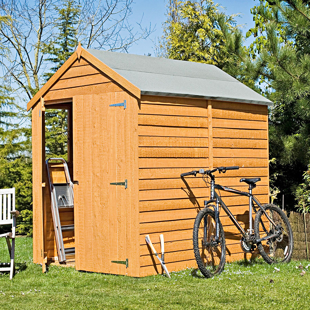Shire Window Overlap Apex Shed - 5ft x 7ft (1620mm x 2050mm ...