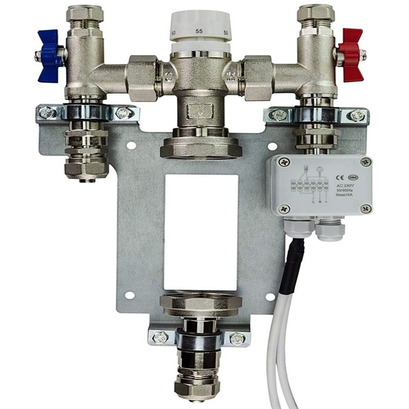Single Zone Underfloor Heating Mixing Unit without Pump | Plumbing ...