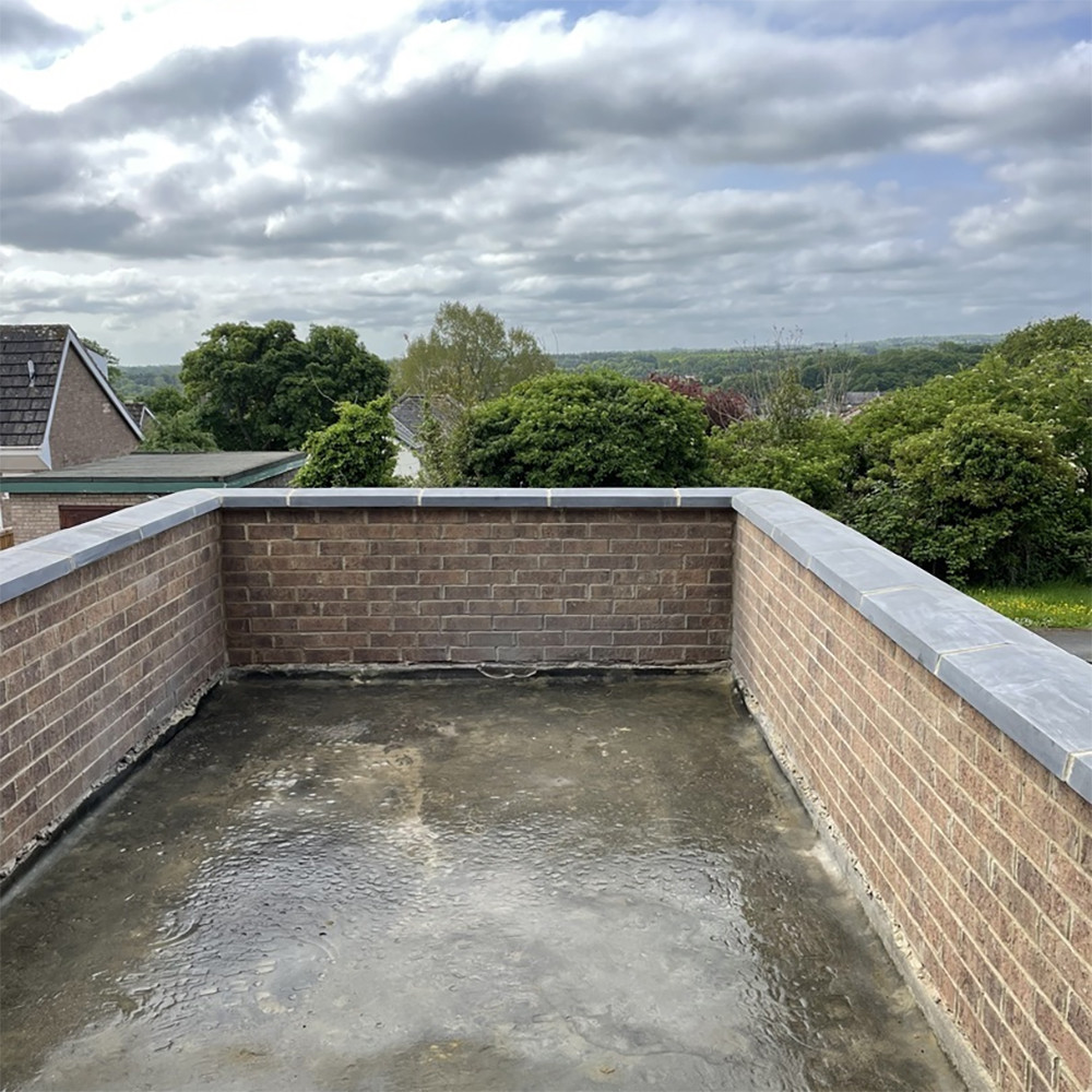 Eurodec 50-75mm Twice Weathered Concrete Coping Stone 600mm x 355mm ...