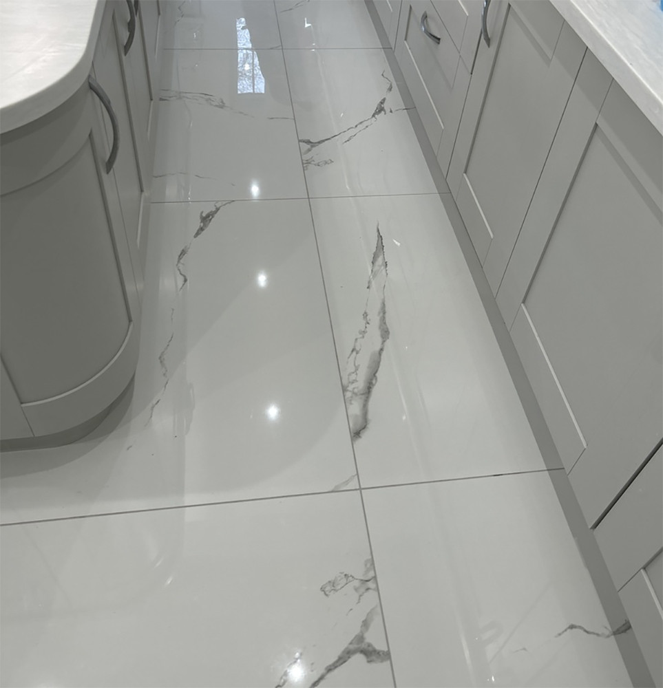 White Polished Porcelain Tile Bianca Statuario Polished Indoor