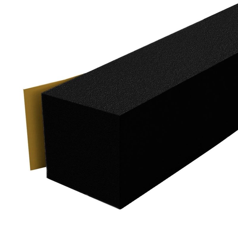 Stormguard Extra Thick Wide Rubber Foam Weather Strip Seal (Black ...