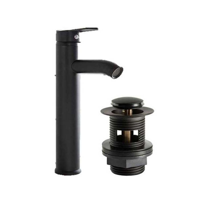 Tall Black Tap with Slotted Waste | Plumbing Superstore®