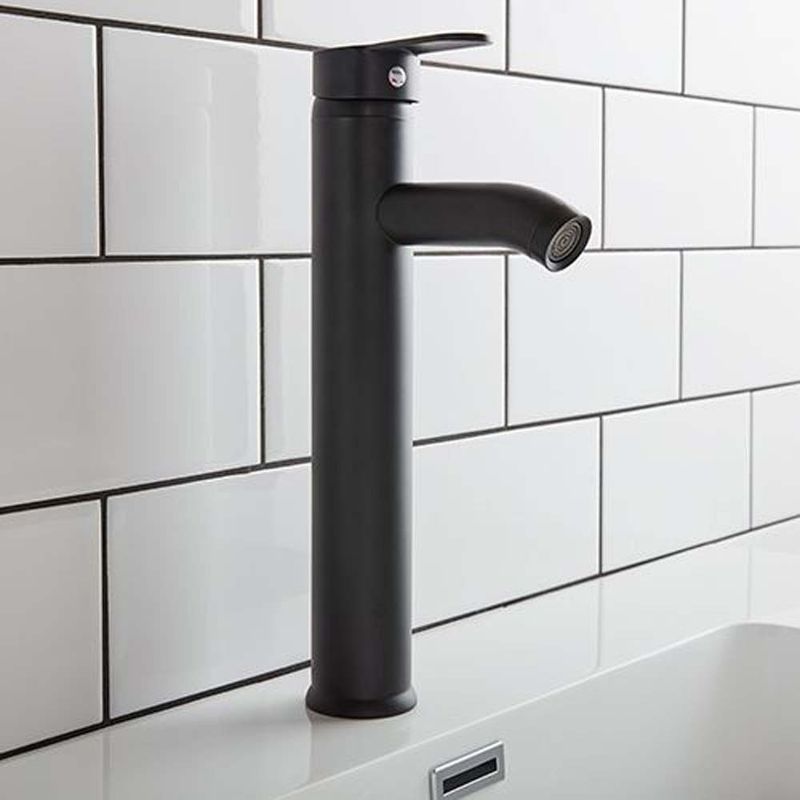 Tall Black Tap with Unslotted Waste | Plumbing Superstore®