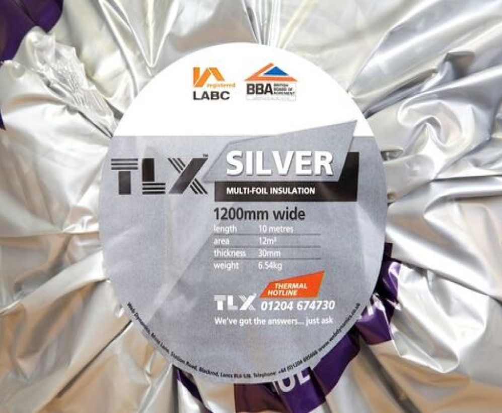 TLX Silver | TLX Silver Multifoil Insulation - Thinsulex (1.2m x 10m ...