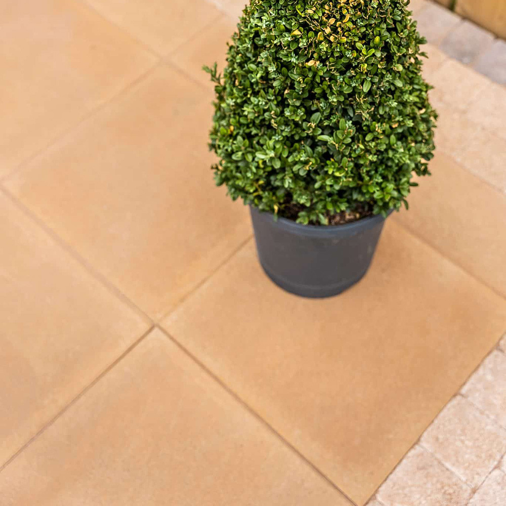 Tobermore Standard Flag Concrete Paving Slabs Golden 400mm x 400mm x ...